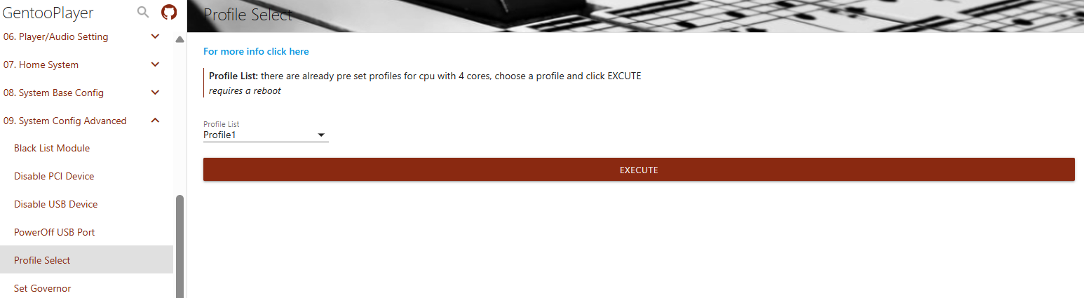 Mano ULTRA - How do I configure Gentoo Player ? | Magna Hifi