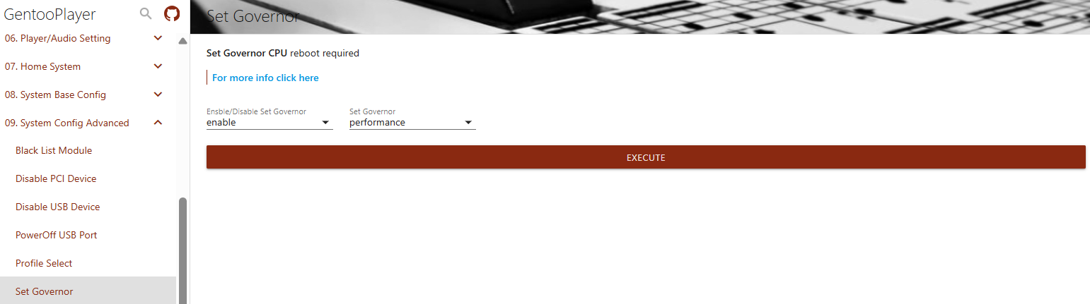 Mano ULTRA - How do I configure Gentoo Player ? | Magna Hifi